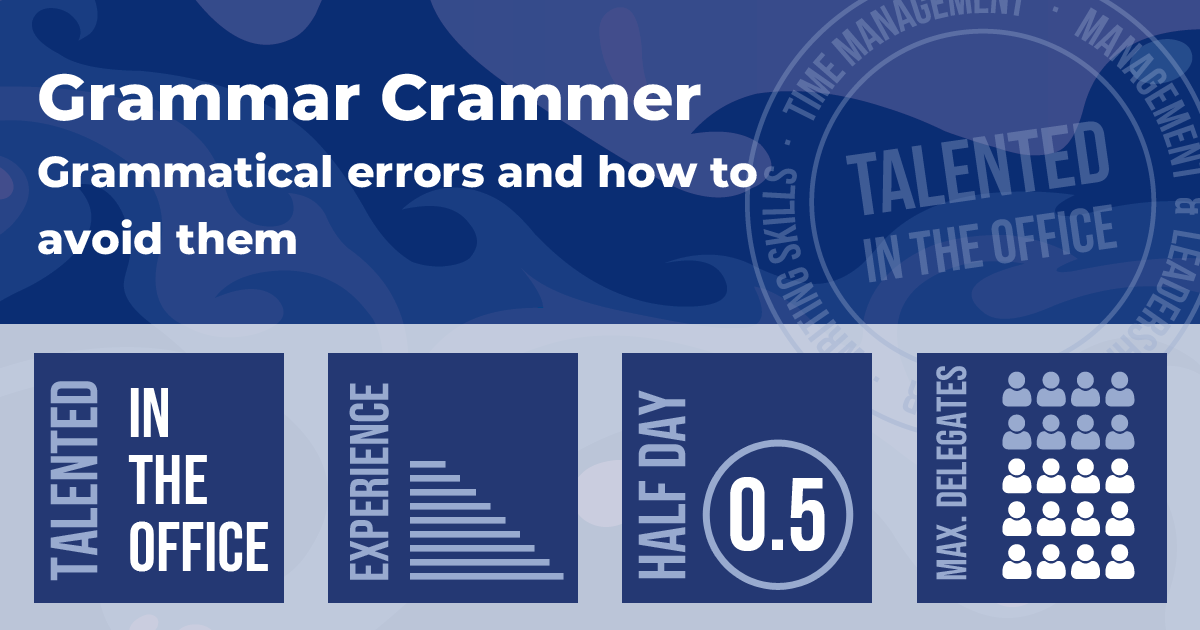 The Grammar Crammer | Big Fish Training