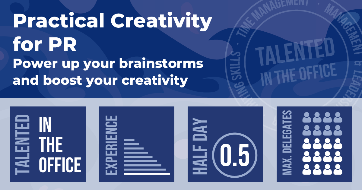 Practical Creativity for PR | Big Fish Training